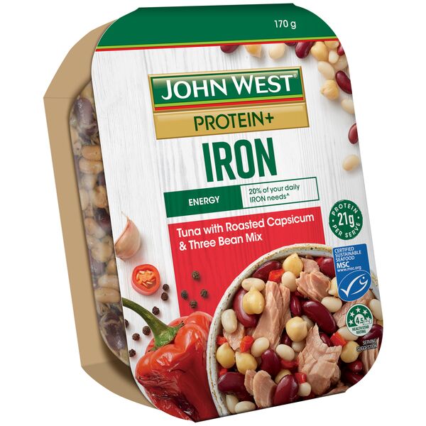 Tuna Bowl with Roasted Capsicum & Three Bean Mix 170g | John West