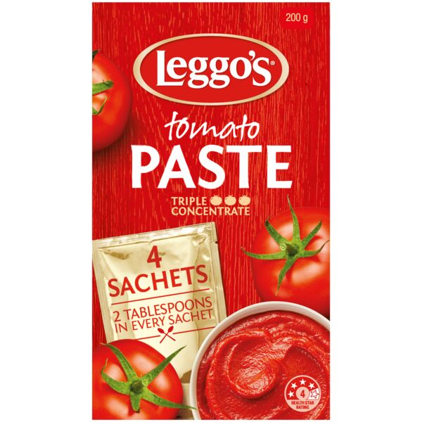 Leggo's Tomato Paste Sachet 4 Pack 50g | Leggo's