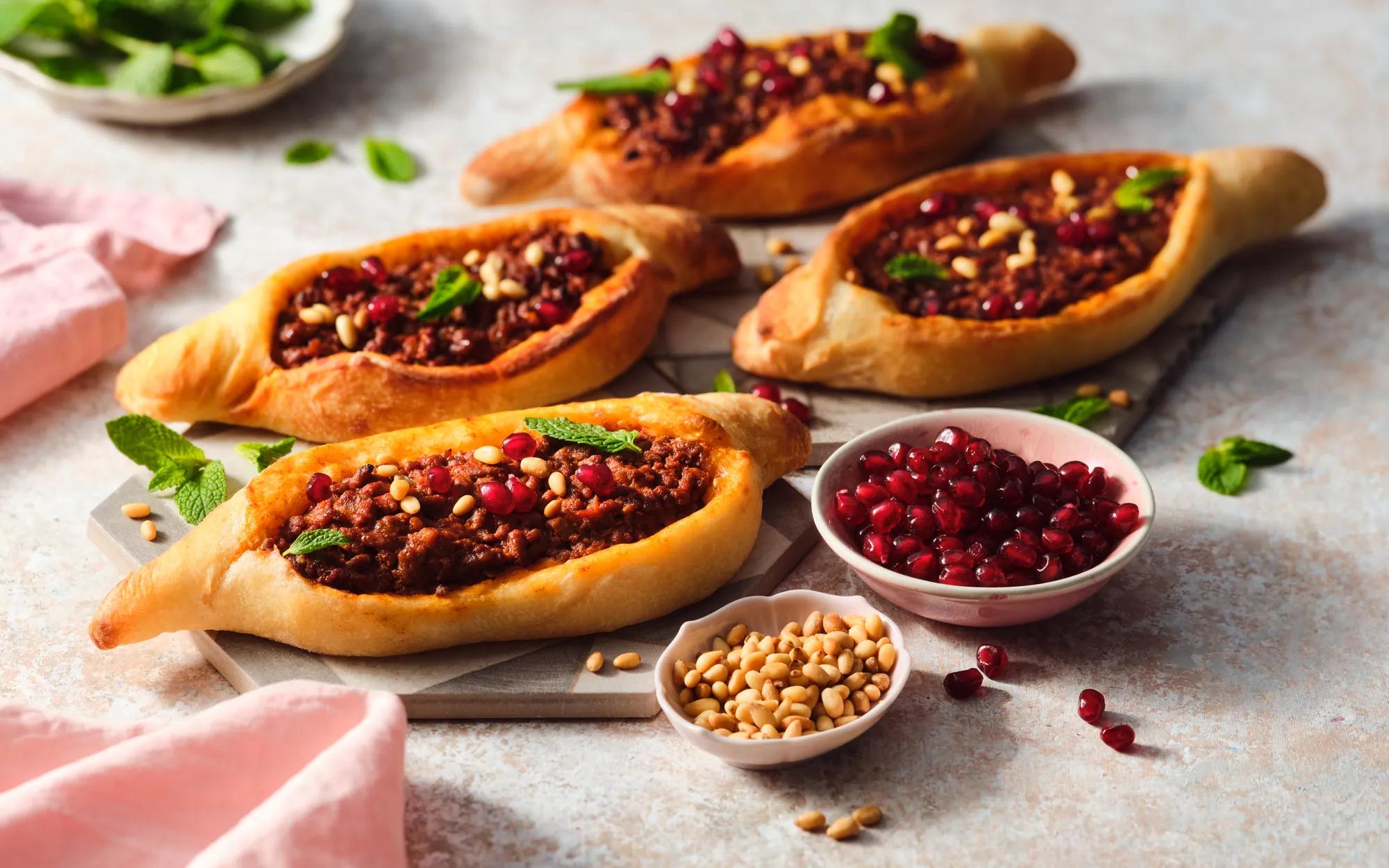 Spiced Beef and Roasted Garlic Tomato Pide | John West
