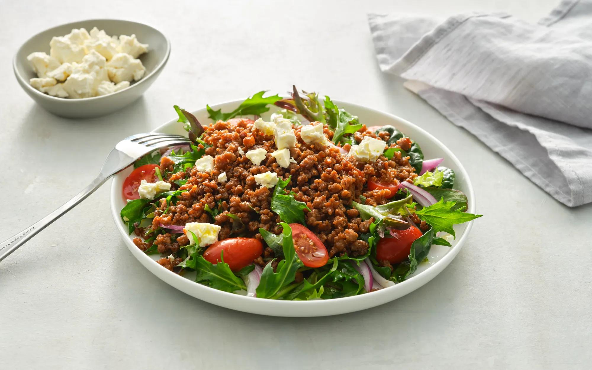 Plant Based Mince Salad | Leggo's